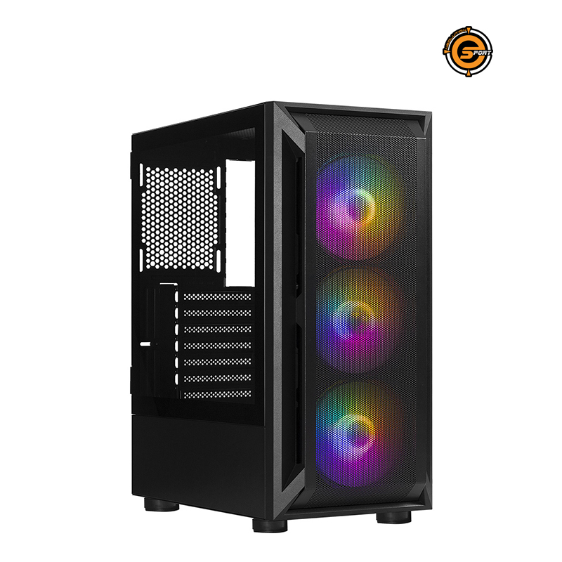 ซื้อ Neolution E-Sport SAPPHIRE V2 Gaming Case เคสเกมมิ่ง RGB 3 Fun USB3.0 หน้าตาข่ายระบายความ ...