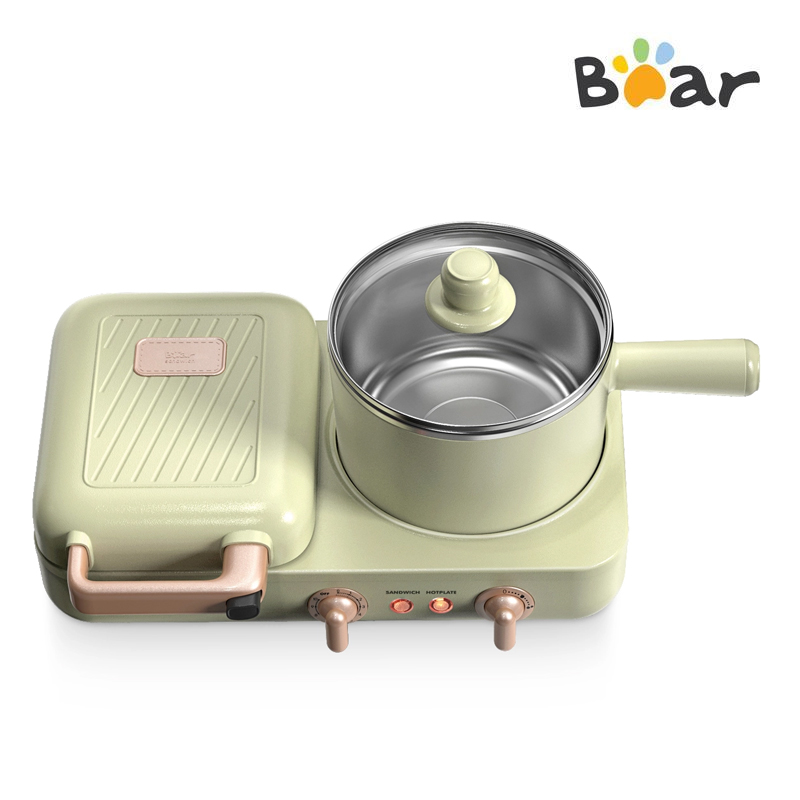 ซื้อ [10BR00023] BEAR BREAKFAST MACHINE MULTI COOKER 3 in1 เครื่องทำแซนด์วิช/เตาความร้อน 1.2 ...