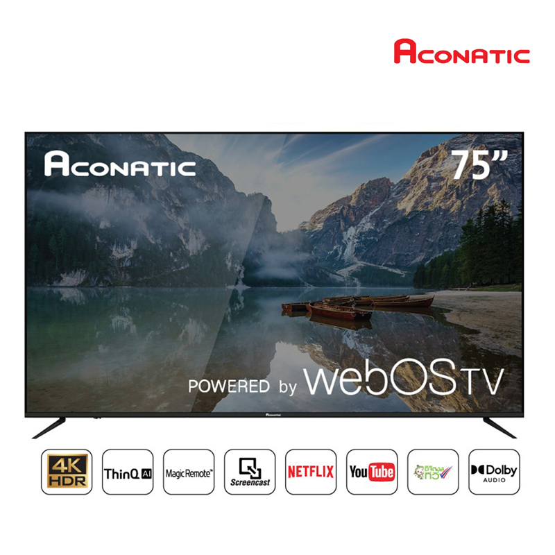 ซื้อ Aconatic LED Smart TV WebOS 4K UHD 75 นิ้ว รุ่น 75US200AN Magic ...