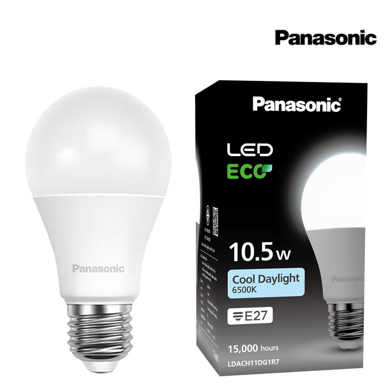 ซื้อ Panasonic LED ECO Bulb หลอดไฟแอลอีดี รุ่น ECO ขั้ว E27 10.5W แสง ...